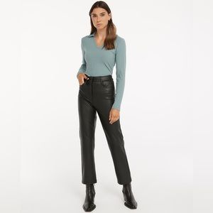 Reitmans | Pants & Jumpsuits | Highwaisted Straightleg Faux Leather ...